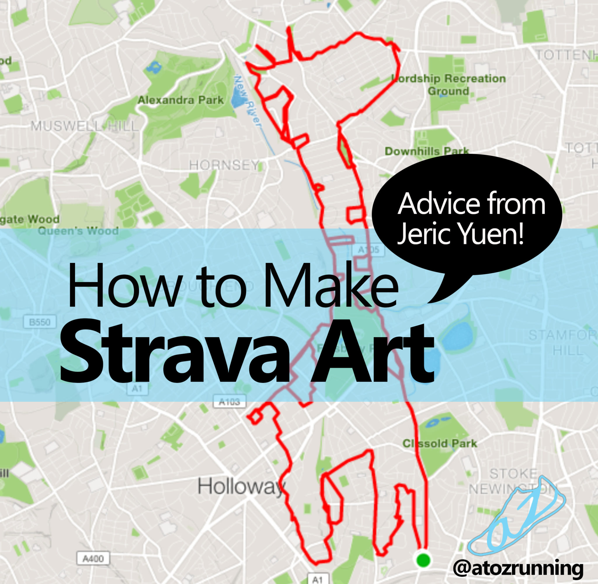 How to Make Strava Art - AtoZrunning